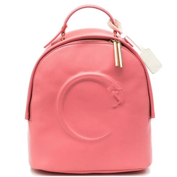 Roberto Cavalli | Bags | Roberto Cavalli Class New Snake Logo Pink ...